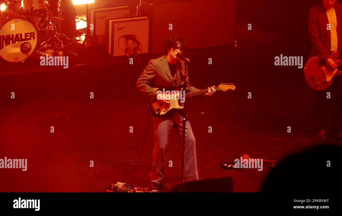 Los Angeles, California, USA 5th April 2023 Singer Elijah Hewson and ...