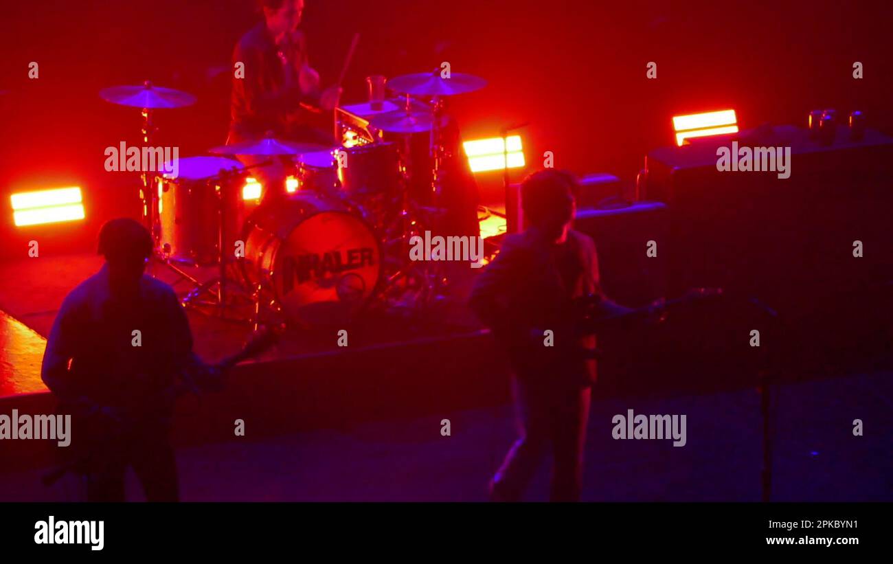 Los Angeles, California, USA 5th April 2023 Singer Elijah Hewson and ...