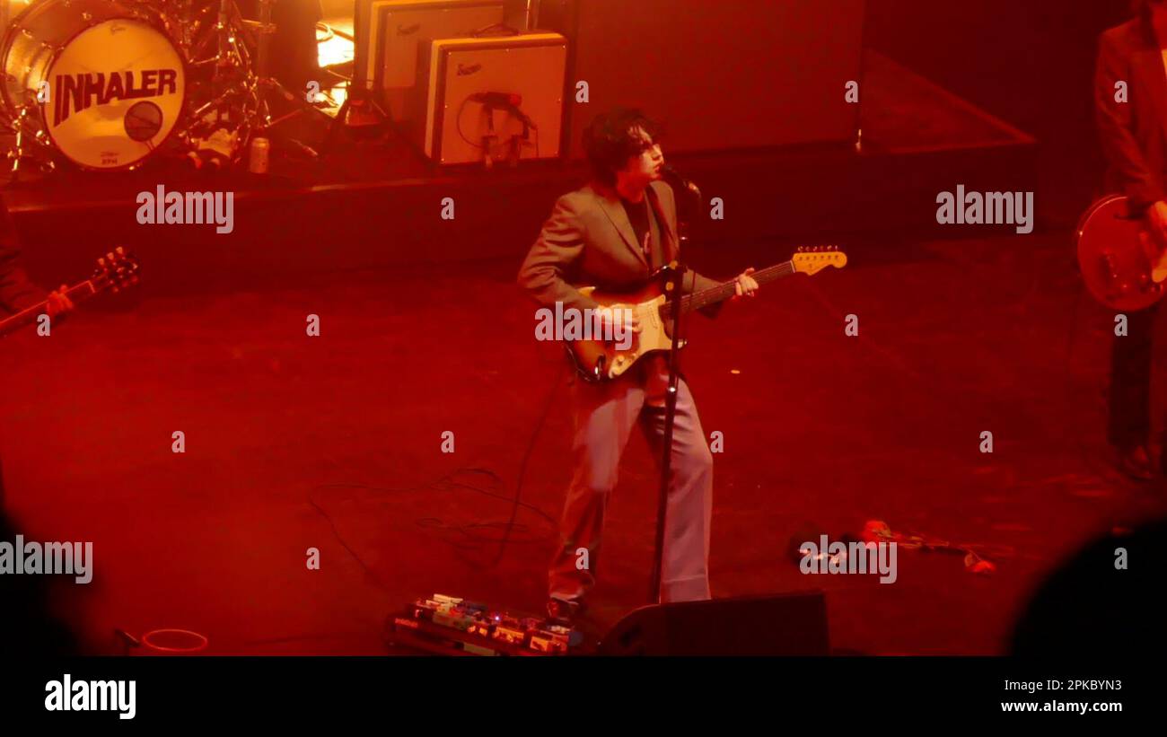 Los Angeles, California, USA 5th April 2023 Singer Elijah Hewson and ...