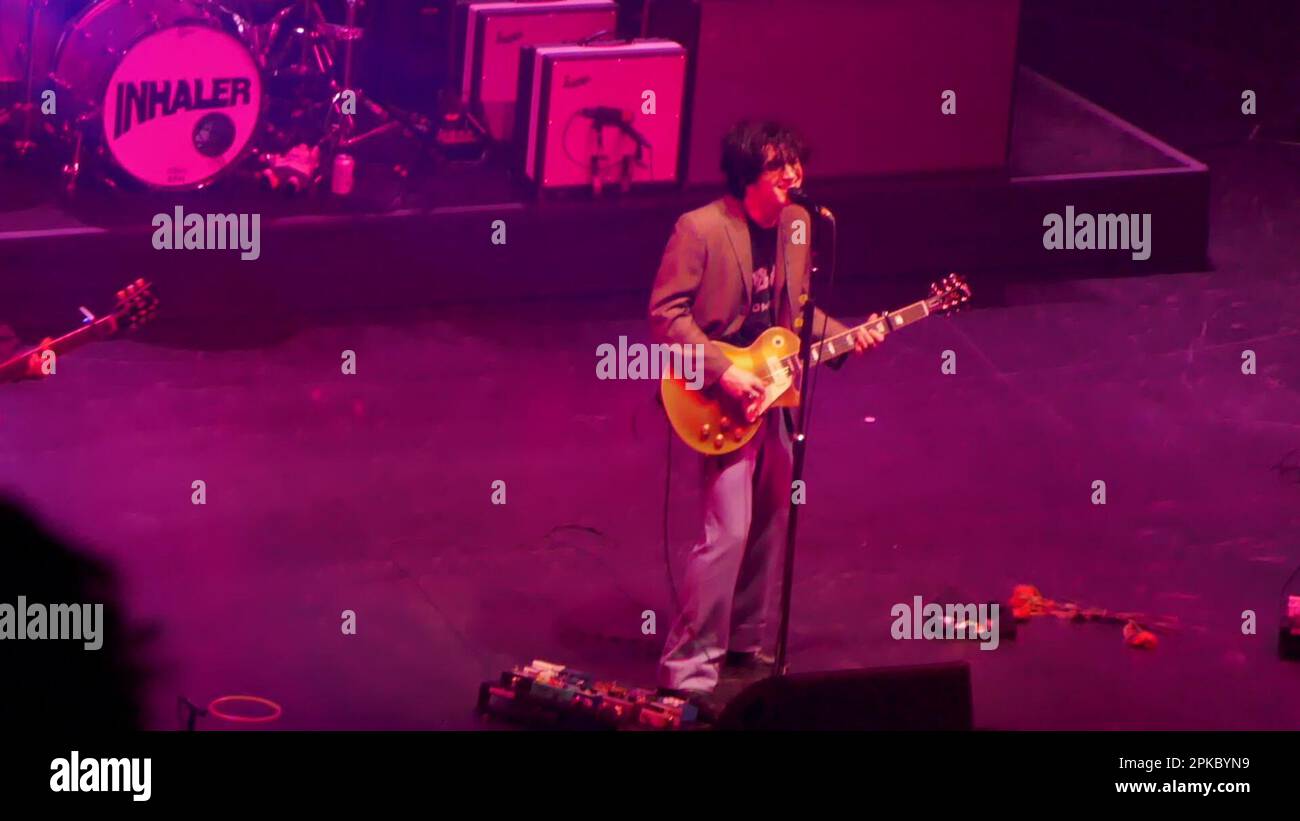 Los Angeles, California, USA 5th April 2023 Singer Elijah Hewson and ...