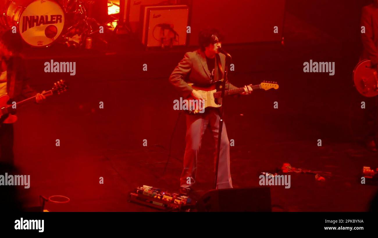 Los Angeles, California, USA 5th April 2023 Singer Elijah Hewson and ...