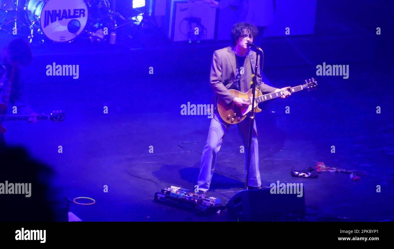 Los Angeles, California, USA 5th April 2023 Singer Elijah Hewson and ...