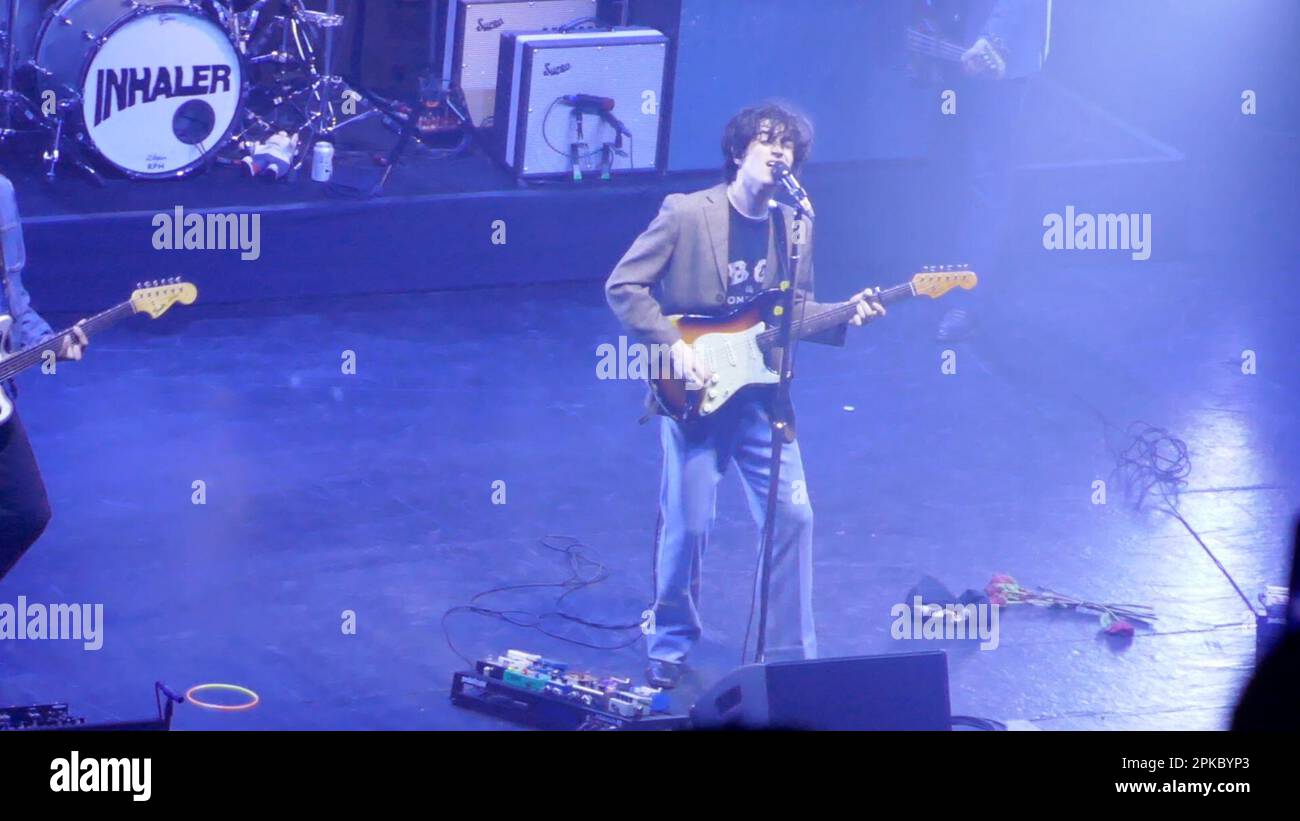 Los Angeles, California, USA 5th April 2023 Singer Elijah Hewson and ...