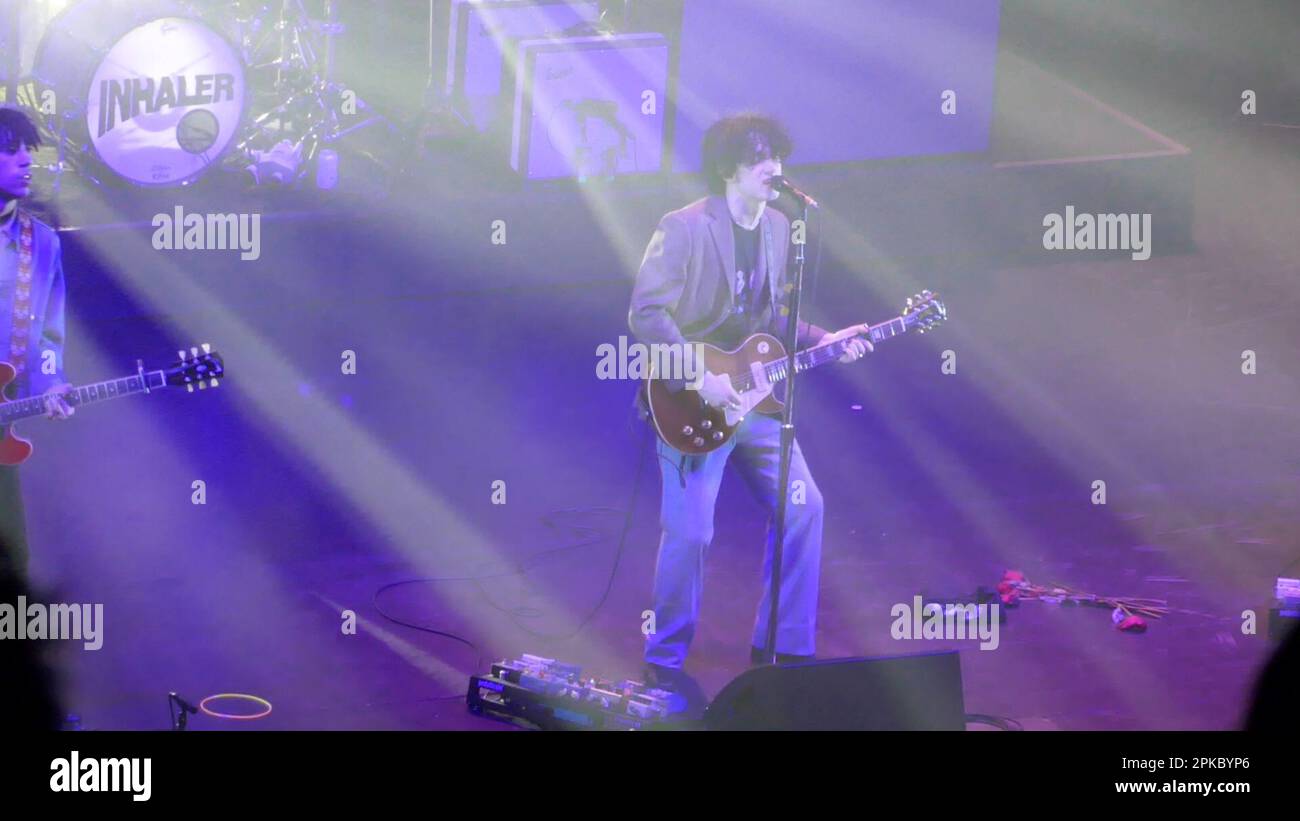 Los Angeles, California, USA 5th April 2023 Singer Elijah Hewson and ...