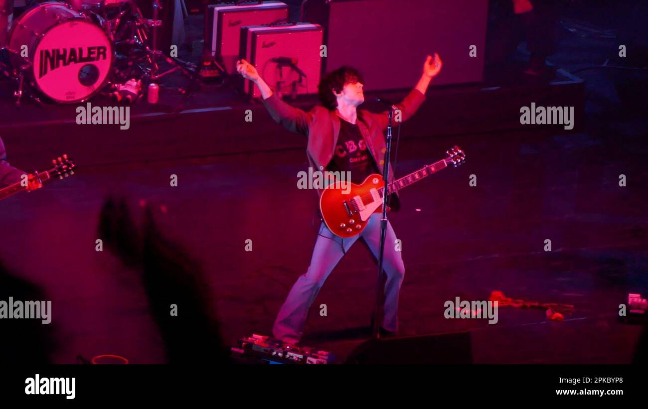 Los Angeles, California, USA 5th April 2023 Singer Elijah Hewson and ...