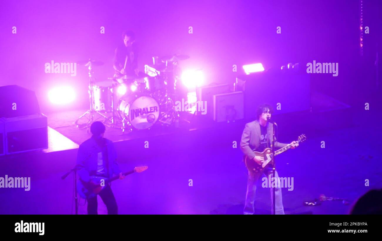 Los Angeles, California, USA 5th April 2023 Singer Elijah Hewson and ...