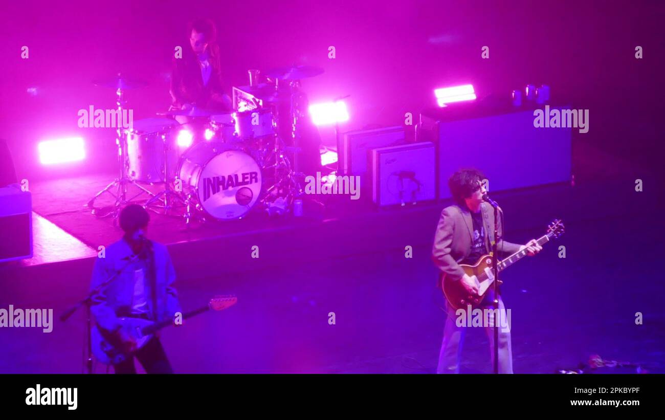 Los Angeles, California, USA 5th April 2023 Singer Elijah Hewson and ...