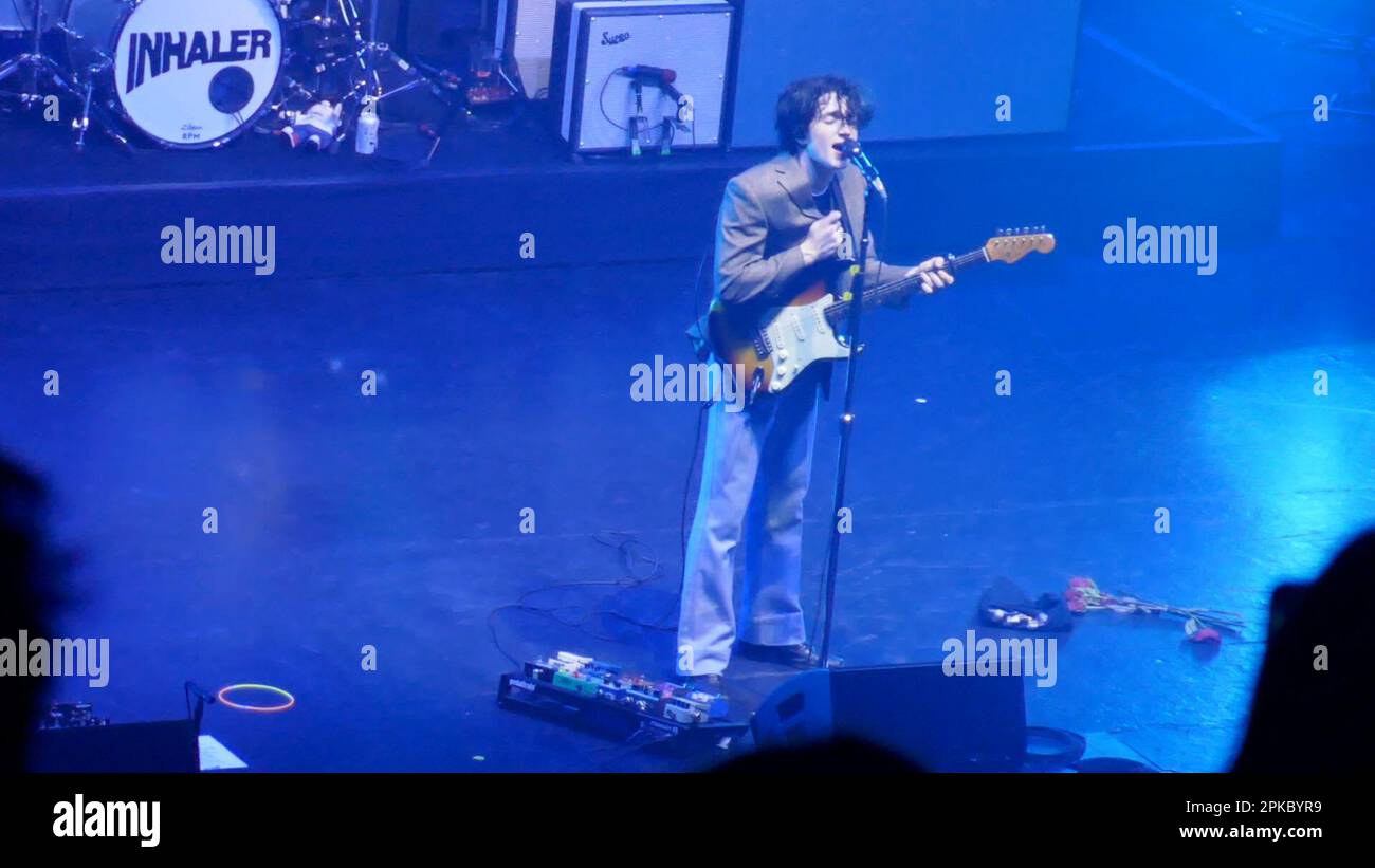 Los Angeles, California, USA 5th April 2023 Singer Elijah Hewson and ...