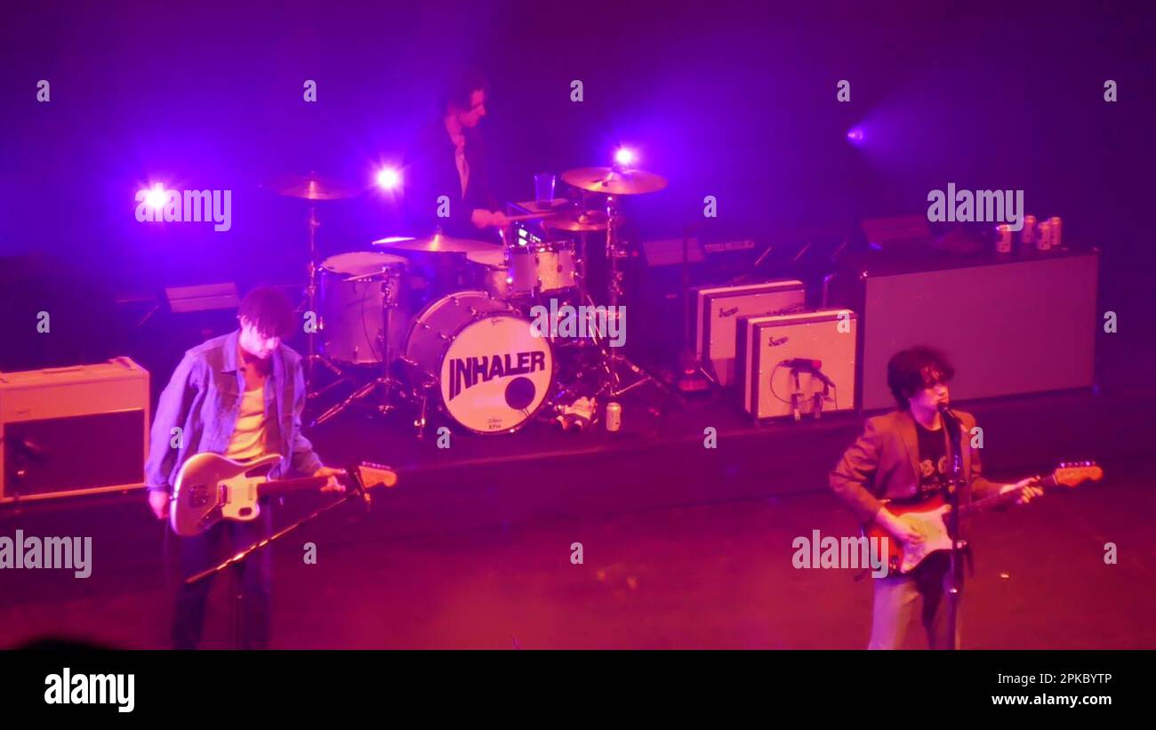 Los Angeles, California, USA 5th April 2023 Singer Elijah Hewson and ...