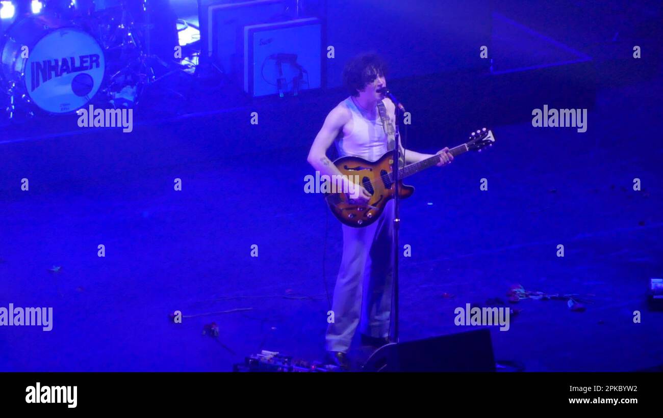 Los Angeles, California, USA 5th April 2023 Singer Elijah Hewson and ...