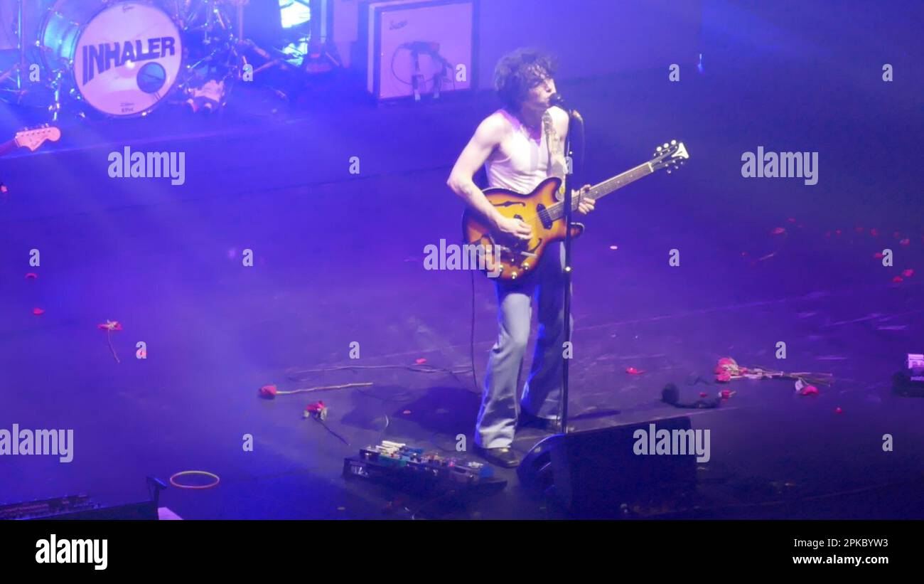 Los Angeles, California, USA 5th April 2023 Singer Elijah Hewson and ...