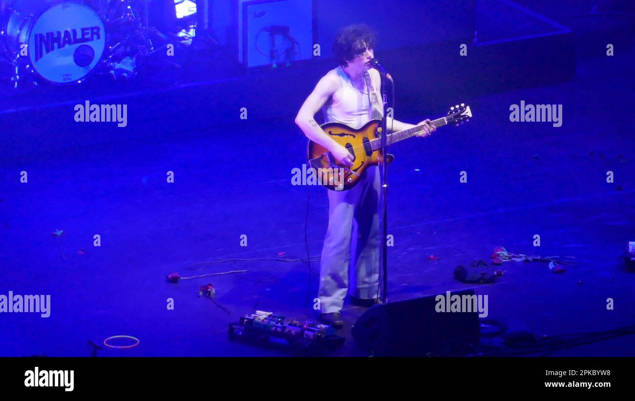 Los Angeles, California, USA 5th April 2023 Singer Elijah Hewson and ...