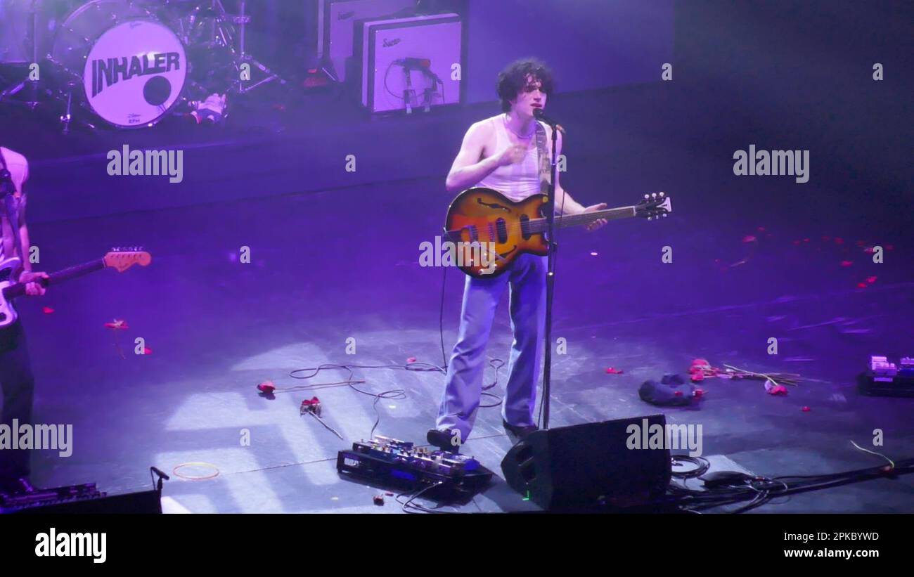 Los Angeles, California, USA 5th April 2023 Singer Elijah Hewson and ...