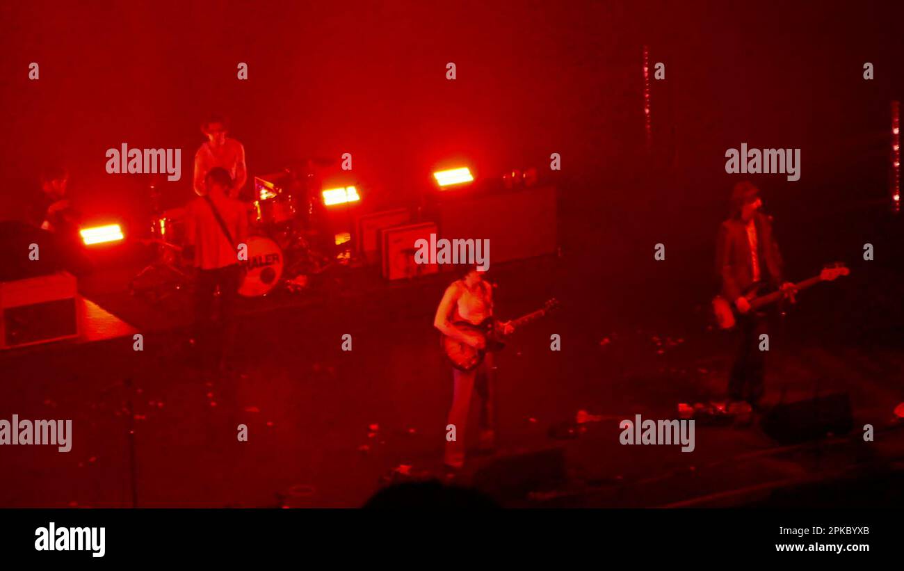 Los Angeles, California, USA 5th April 2023 Singer Elijah Hewson and ...