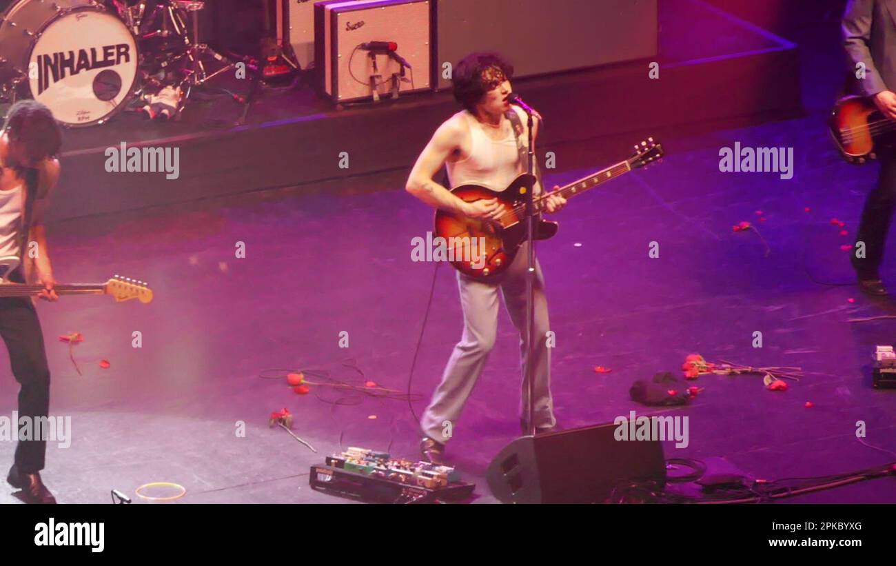 Los Angeles, California, USA 5th April 2023 Singer Elijah Hewson and ...