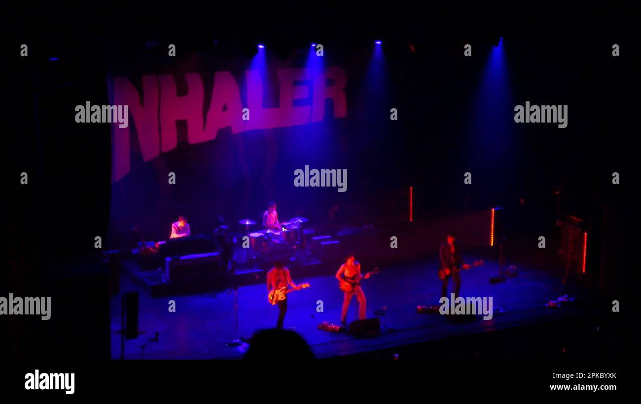 Los Angeles, California, USA 5th April 2023 Singer Elijah Hewson and ...