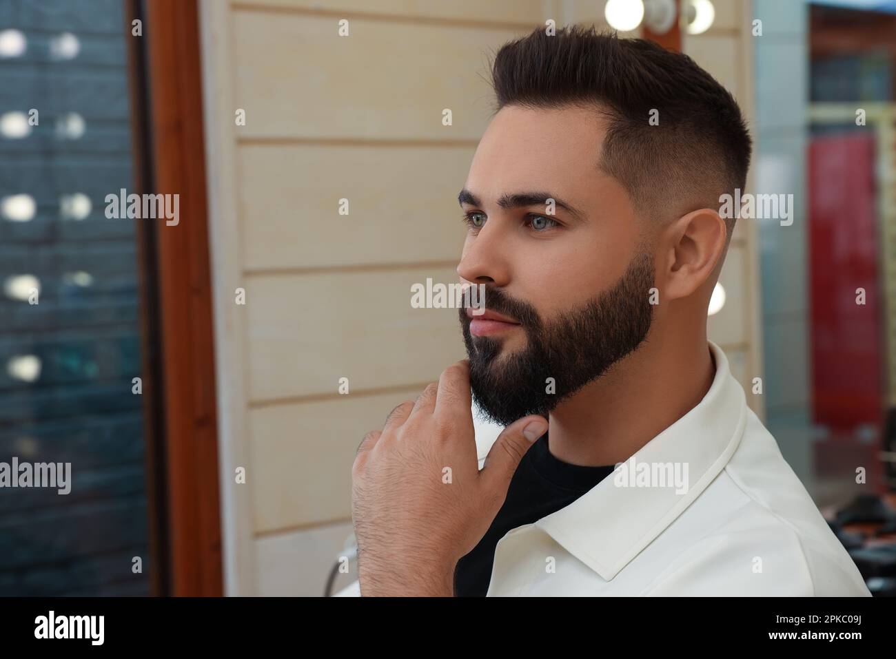 Groomed beard hi-res stock photography and images - Alamy