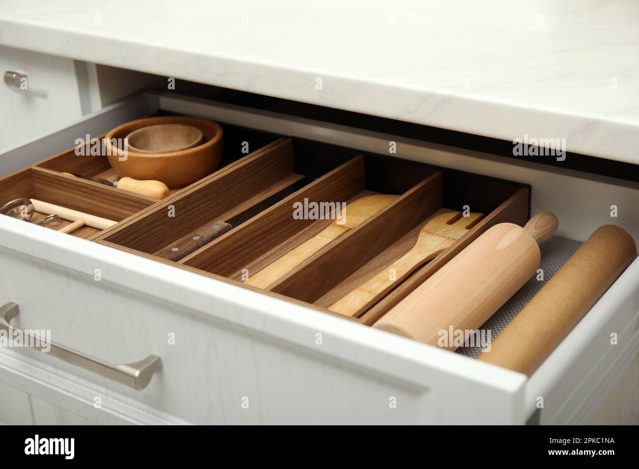 Opened drawer set different hi-res stock photography and images - Alamy
