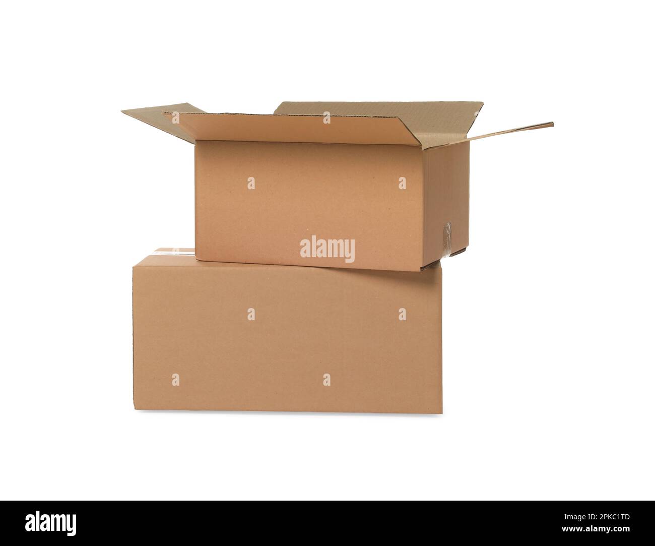 Two Cardboard Boxes Isolated On White Delivery Service Stock Photo Alamy two-cardboard-boxes-isolated-on-white-delivery-service-stock-photo-alamy