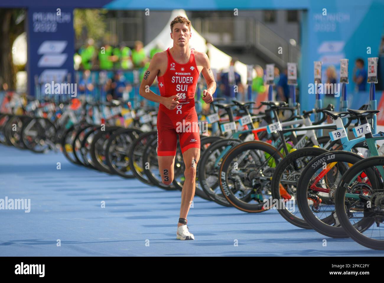 Max Struder (Switzerland). Triathlon Men. European Championships Munich ...