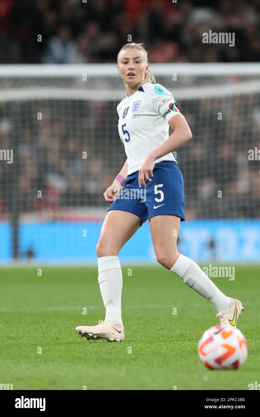 London, UK. 06th Apr, 2023. Leah Williamson of England Lionesses on the ...