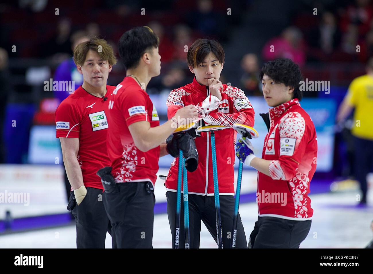 Team Japan (from L to R) Satoshi Koizumi, Tsuyoshi Yamaguchi, Riku Yanagisawa and Takeru ...