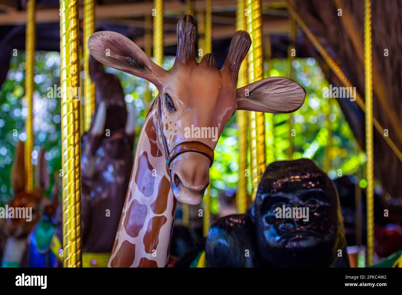 Carousel giraffe hi-res stock photography and images - Alamy
