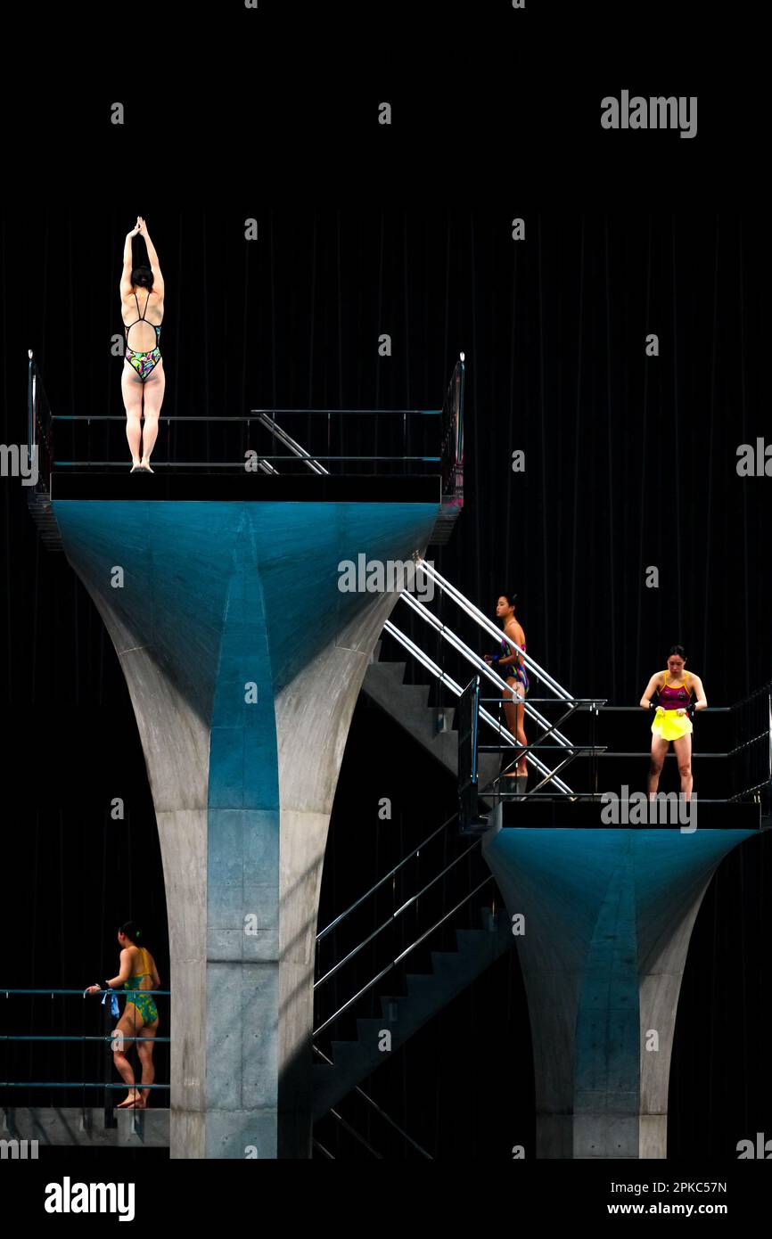 Tokyo, Japan. 6th Apr, 2023. Kokona Matsuda Diving : Tsubasa Japan ...