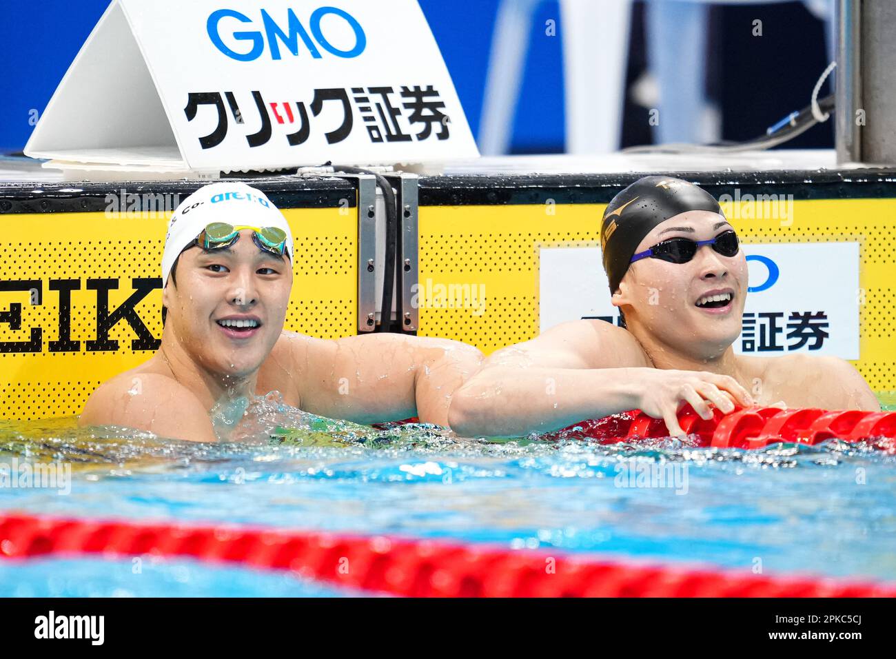 Tokyo, Japan. 6th Apr, 2023. (L-R) Daiya Seto, So Ogata Swimming ...