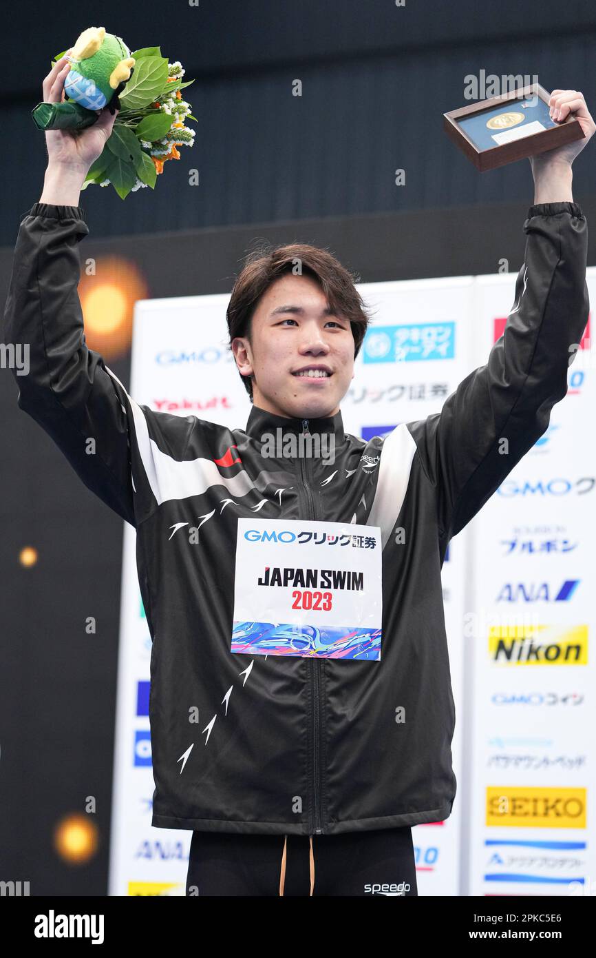 Tokyo Japan 6th Apr 2023 Katsuhiro Matsumoto Swimming Japan