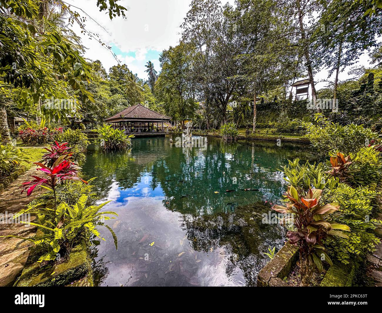 Pura Gunung Kawi Sebatu Gianyar temple in Ubud, Bali, Indonesia Stock ...