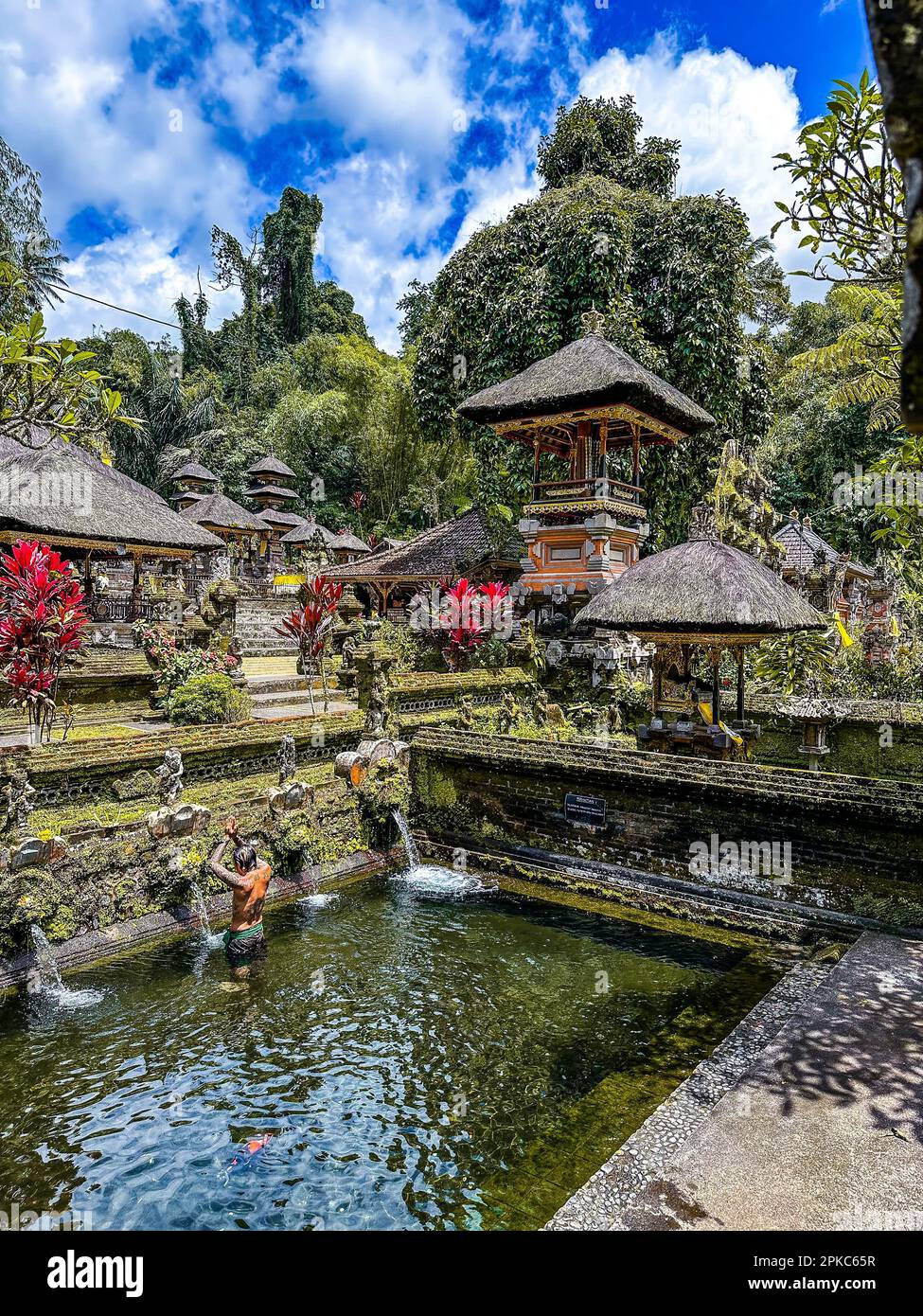 Pura Gunung Kawi Sebatu Gianyar temple in Ubud, Bali, Indonesia Stock ...