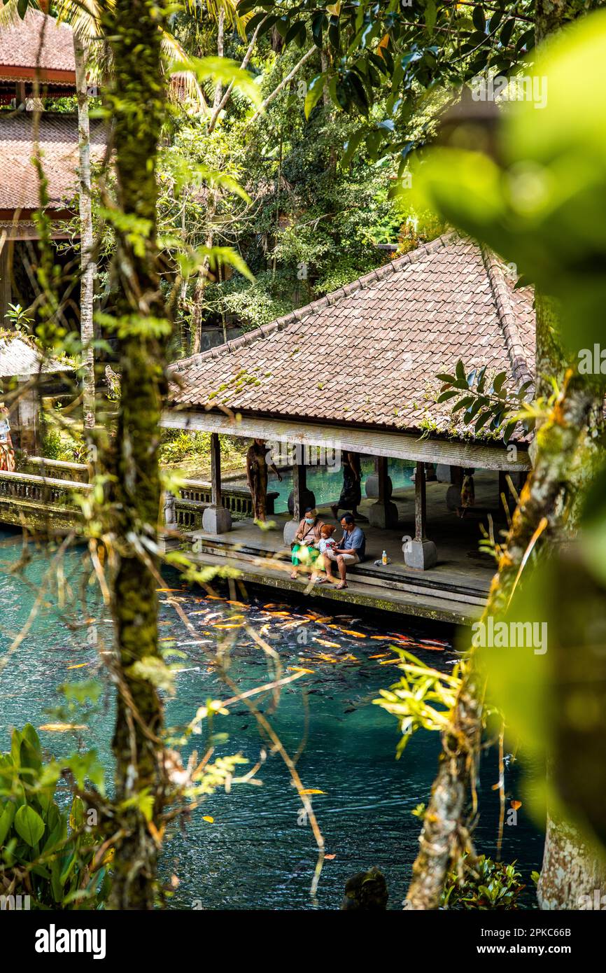 Pura Gunung Kawi Sebatu Gianyar temple in Ubud, Bali, Indonesia Stock ...