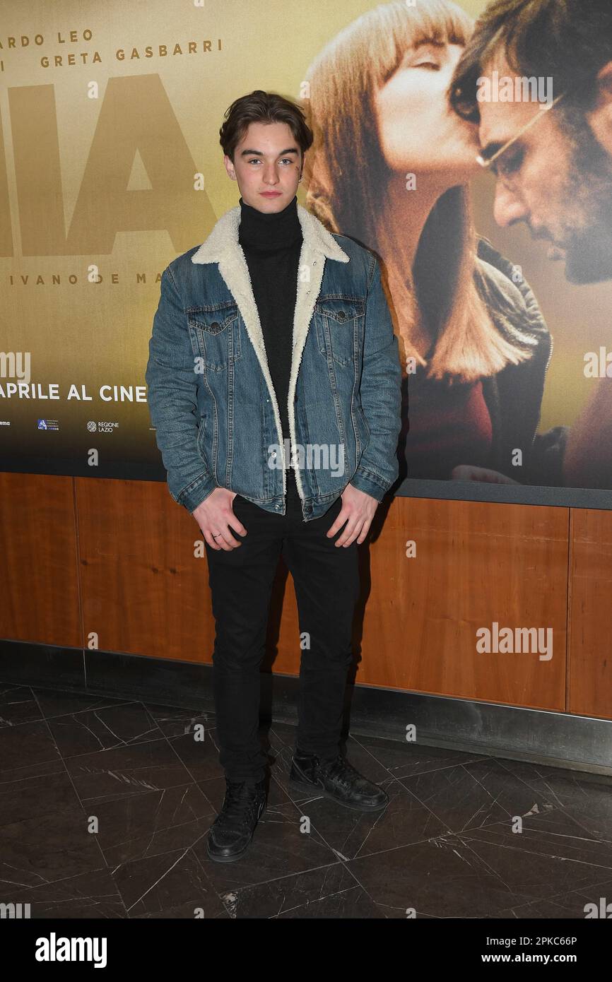 Rome, Italy. 06th Apr, 2023. Rome, Cinema Eden greeting in the hall of ...