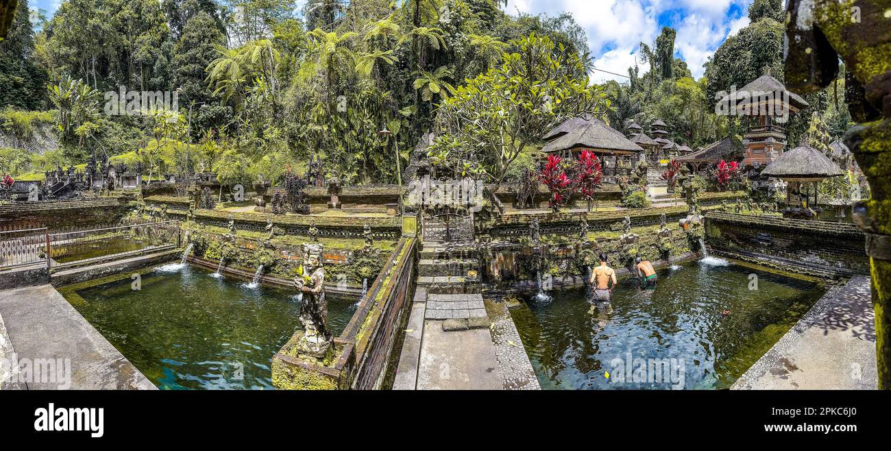 Pura Gunung Kawi Sebatu Gianyar temple in Ubud, Bali, Indonesia Stock ...