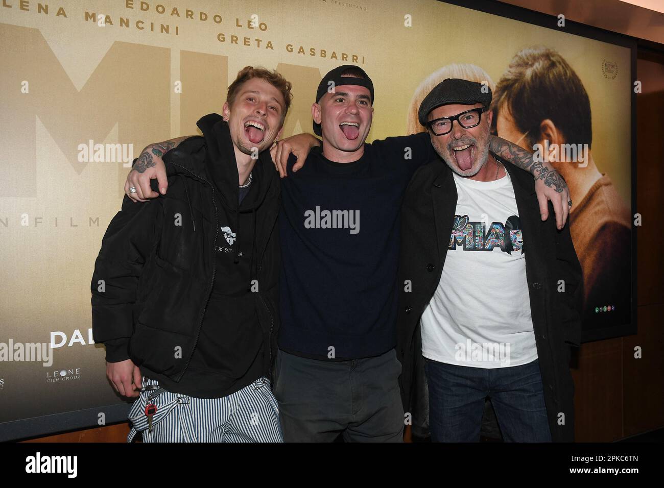 Rome, Italy. 06th Apr, 2023. Rome, Cinema Eden greeting in the hall of ...