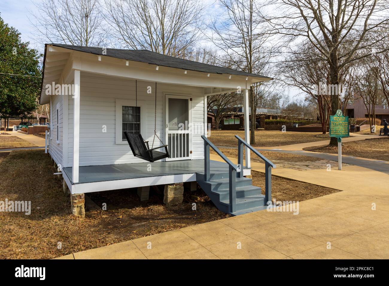 Tupelo, MS - January 2023: The Birthplace of Elvis Presley Stock Photo ...