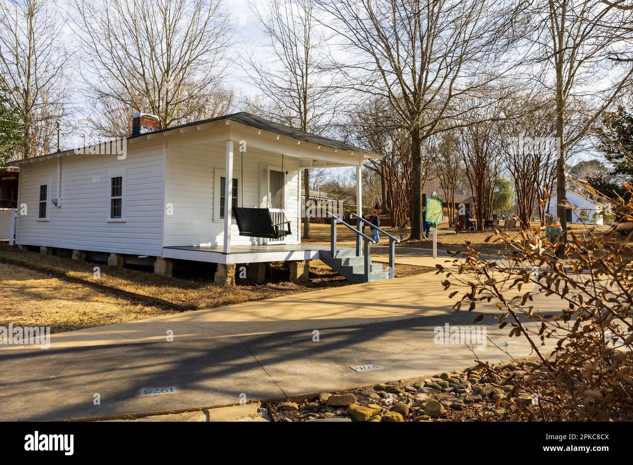 Tupelo, MS - January 2023: The Birthplace of Elvis Presley Stock Photo ...