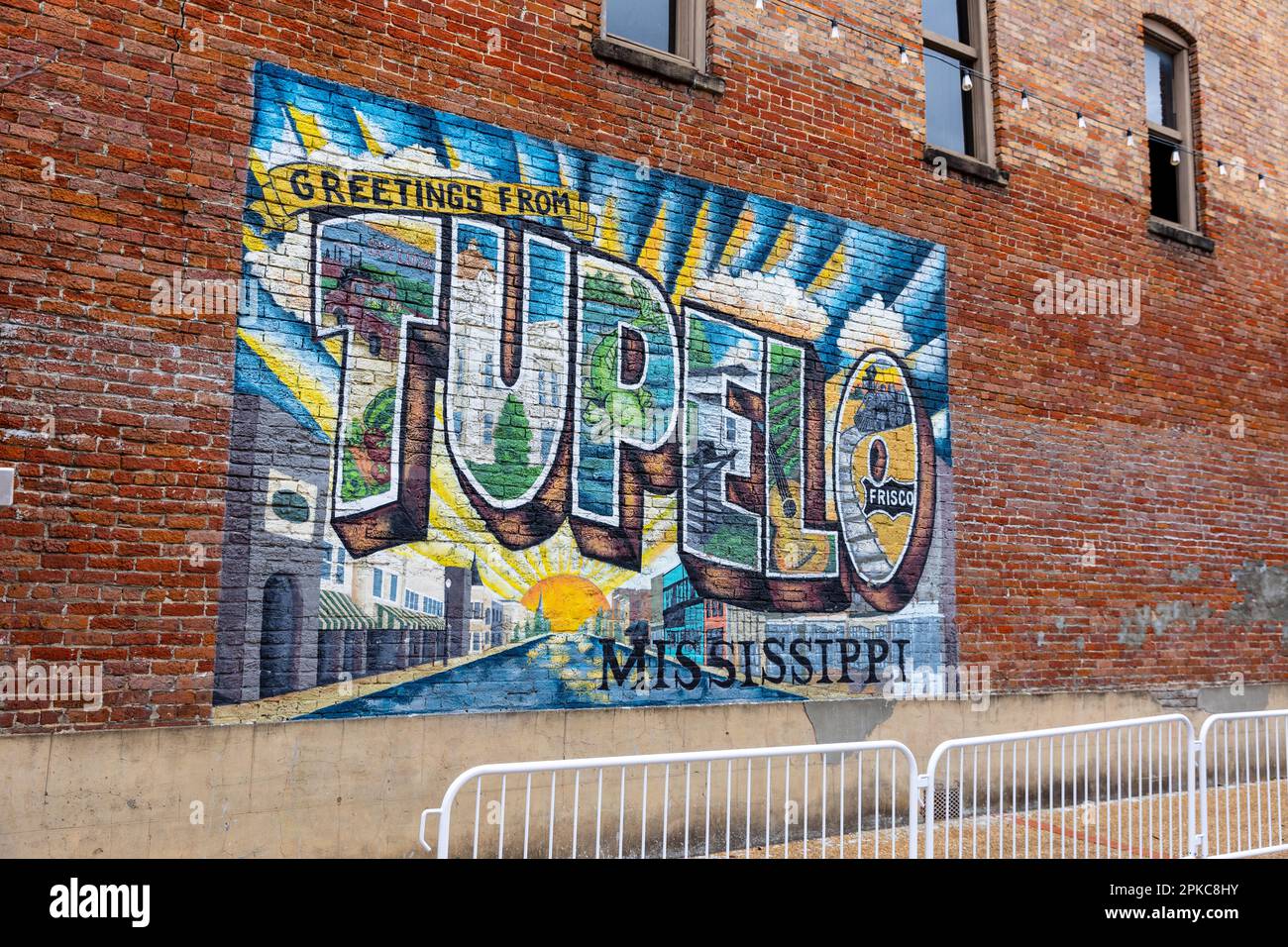 Tupelo, MS - January 2023: Tupelo, MS mural in downtown Tupelo, MS ...