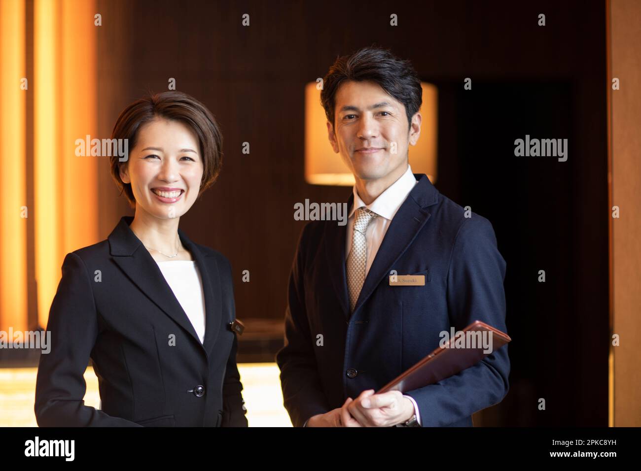 Portraits of hotel staff Stock Photo - Alamy