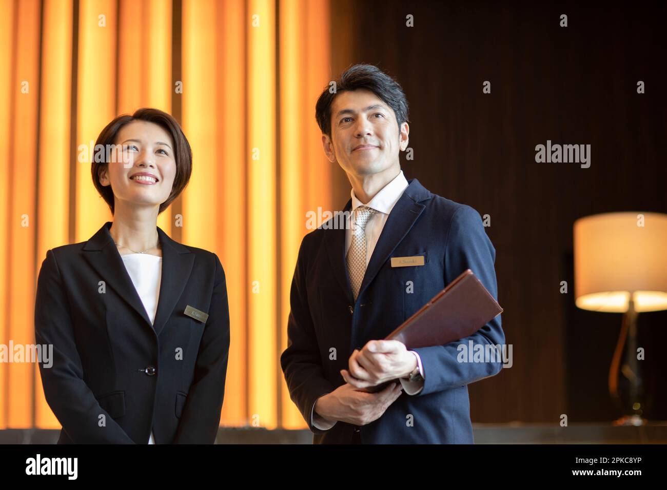 Hotel Staff Portraits Stock Photo - Alamy