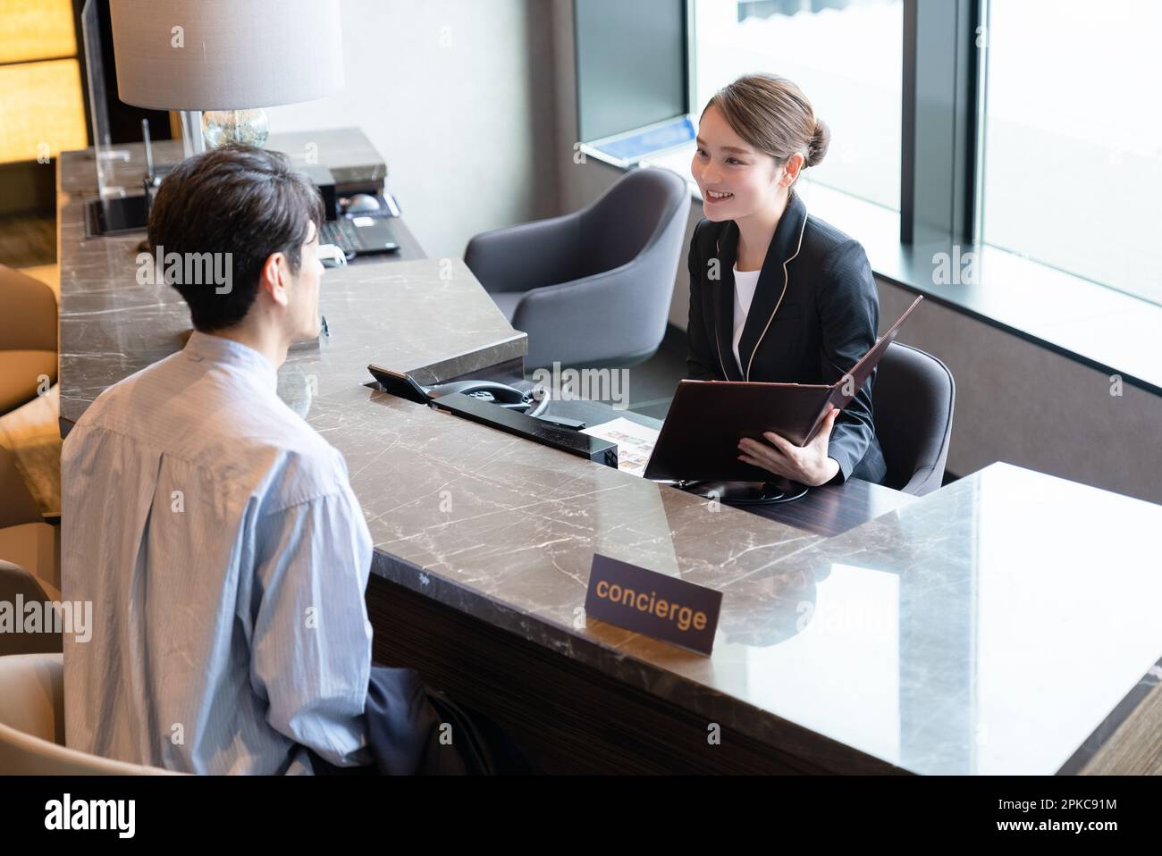 Hotel Staff at Work Stock Photo - Alamy