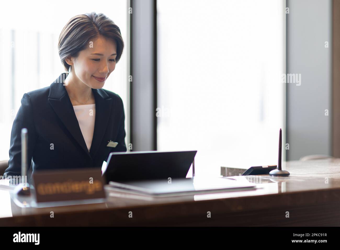 Hotel Staff at Work Stock Photo - Alamy