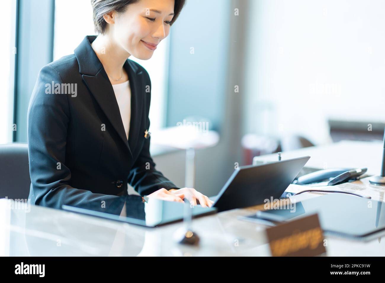 Hotel Staff at Work Stock Photo - Alamy