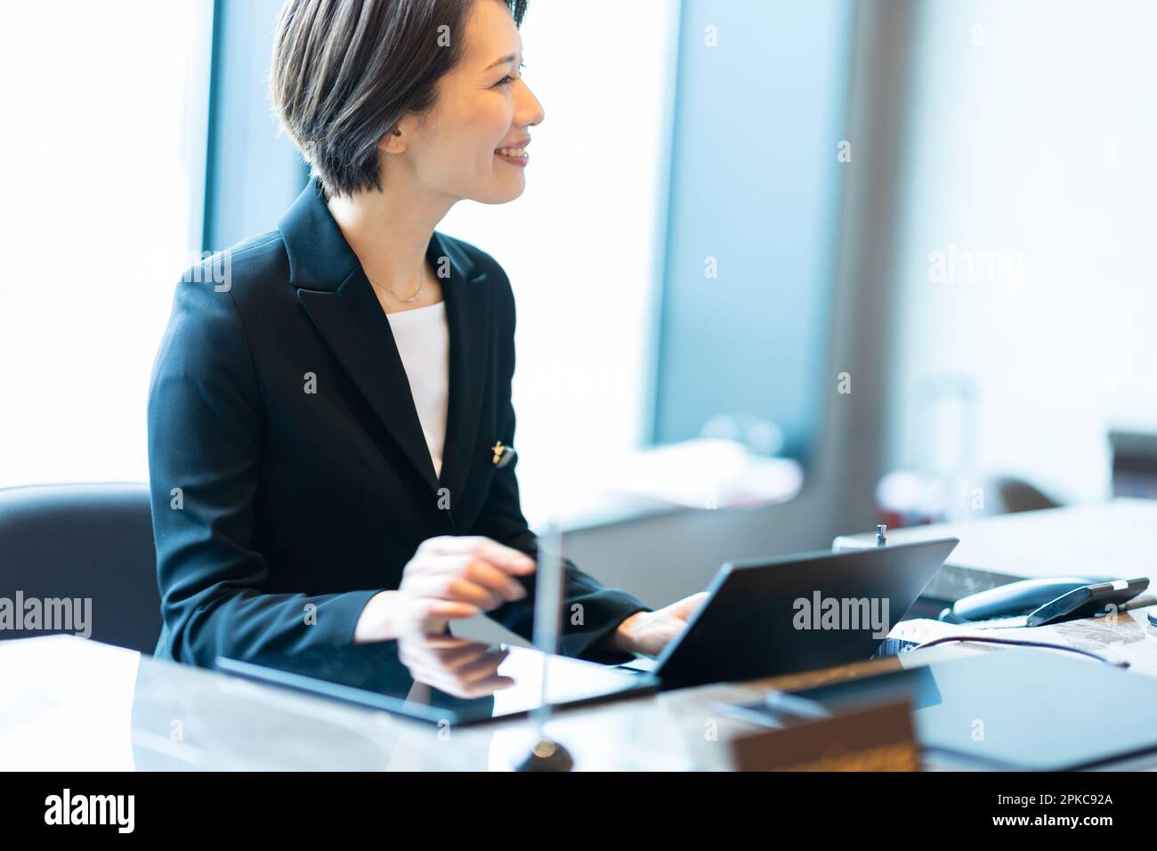 Hotel Staff at Work Stock Photo - Alamy