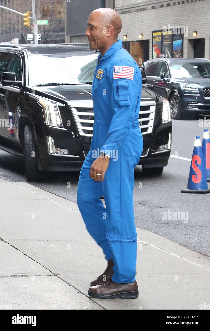 New York, NY, USA. 05th Apr, 2023. Victor Glover of NASA's Artemis II ...