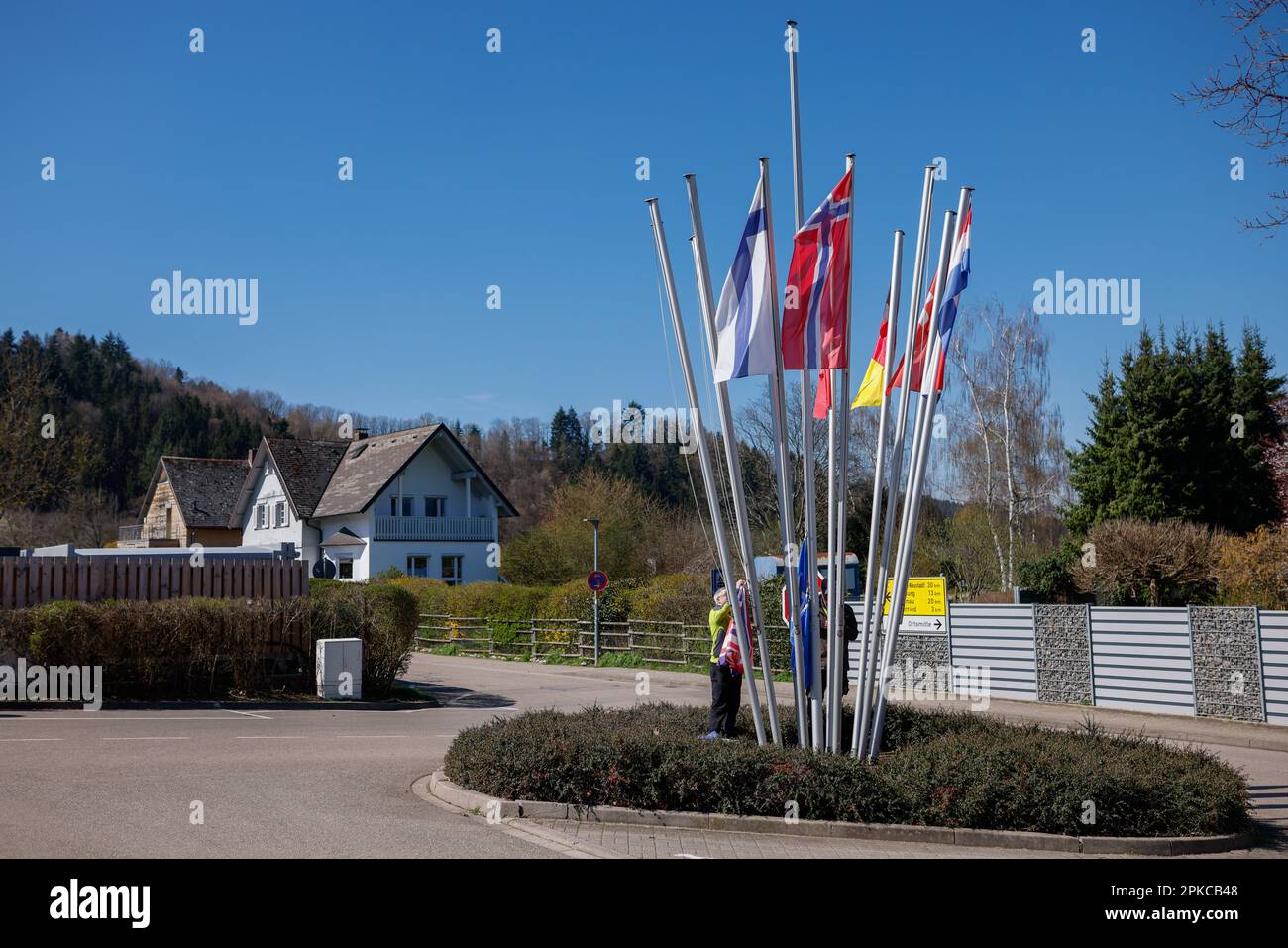Kirchzarten, Germany. 04th Apr, 2023. Jens Ziegler, campground operator ...