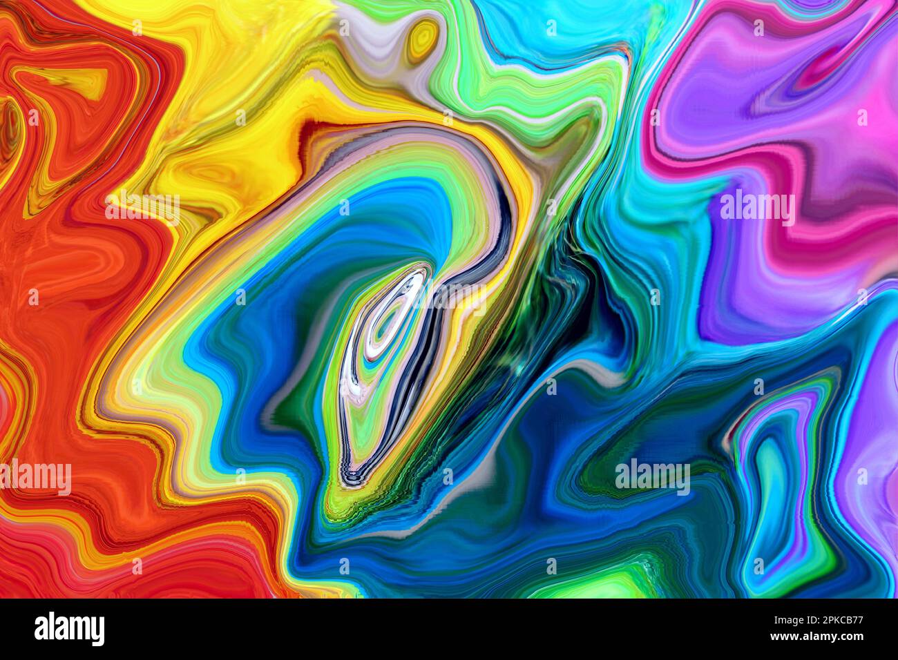 Fluid Marble Texture Illustration. Liquid Marble Art flows and splashes ...