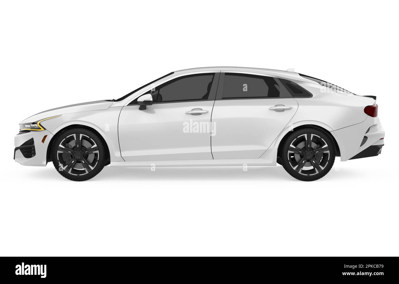 Sedan Car Isolated Stock Photo - Alamy