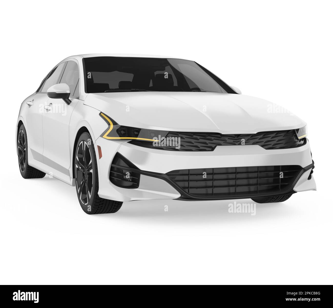 Sedan Car Isolated Stock Photo - Alamy
